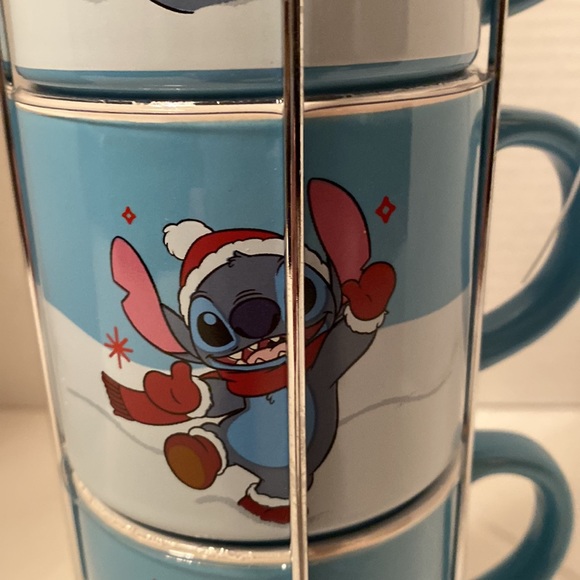 Disney | Dining | Disney Stacked Stitch Mugs From Movie Lilo And Stitch ...